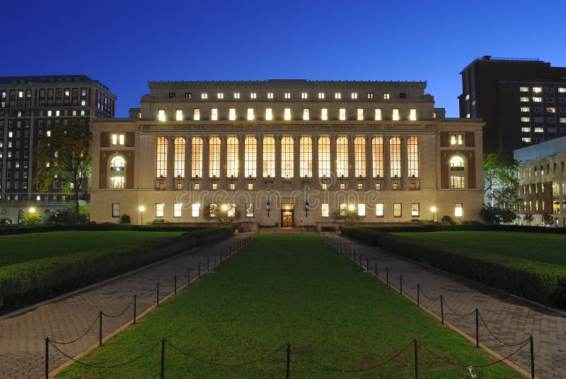 The Butler Library of Columbia University Stock Photo - Image of ...