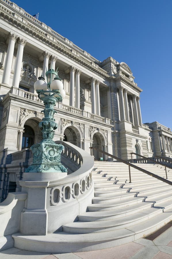 Entrance Library of Congress Stock Photo - Image of library, carving ...