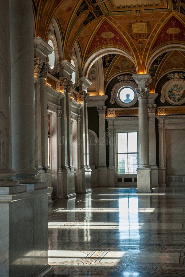 Library of Congress Interior, Washington DC Editorial Stock Image ...