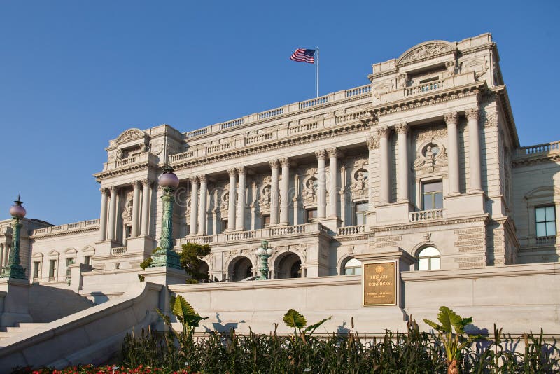 Hall, Library of Congress, Washington DC Stock Photo - Image of ...