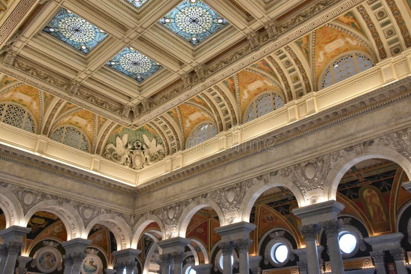 Library of Congress in Washington DC Editorial Stock Image - Image of ...