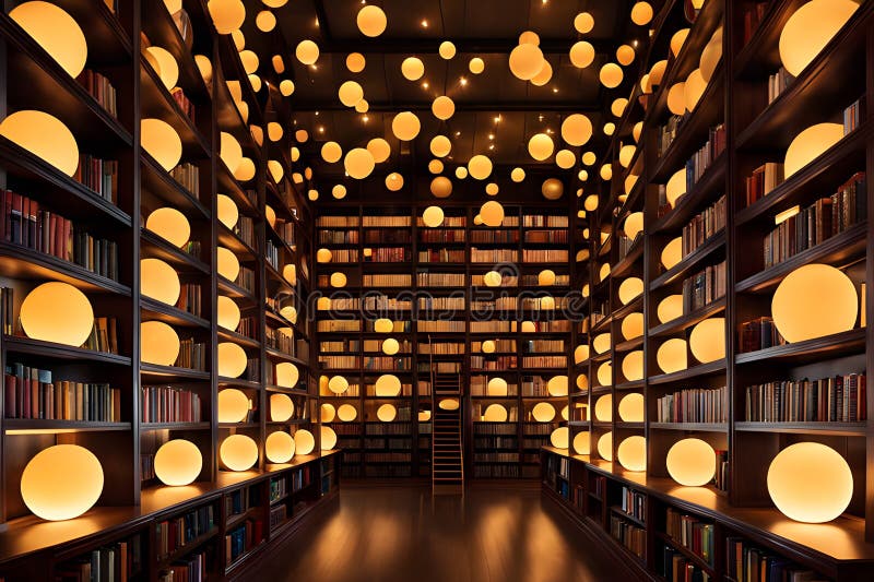 The Library of Emotions-Library Concept Stock Illustration ...