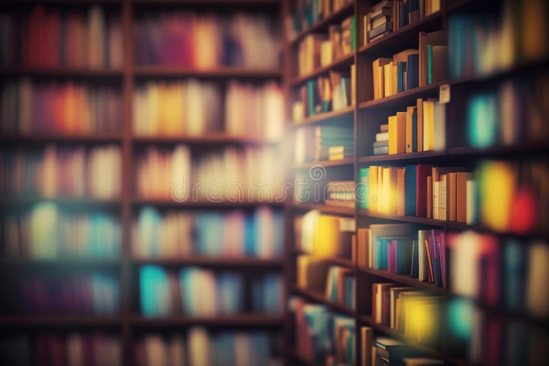 Library Full of Orderly Publications, Created with Generative AI Stock ...