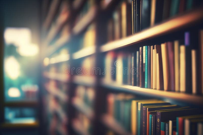 Library Full of Orderly Publications, Created with Generative AI Stock ...