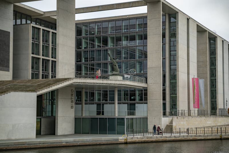 Library of the German Bundestag Editorial Stock Image - Image of ...