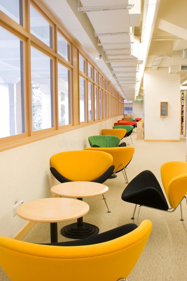 Library Interior stock photo. Image of collection, curve - 5803056