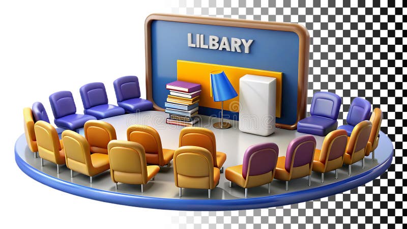 Library Interior Bookshelf Reading Area Study Space Knowledge Center ...