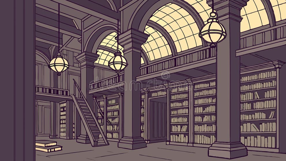 Library Interior Bookshelves, Study Room, Reading Space, Knowledge Hub ...