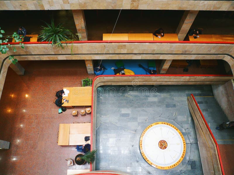 Library of the Kiev Polytechnic Institute Editorial Image - Image of ...