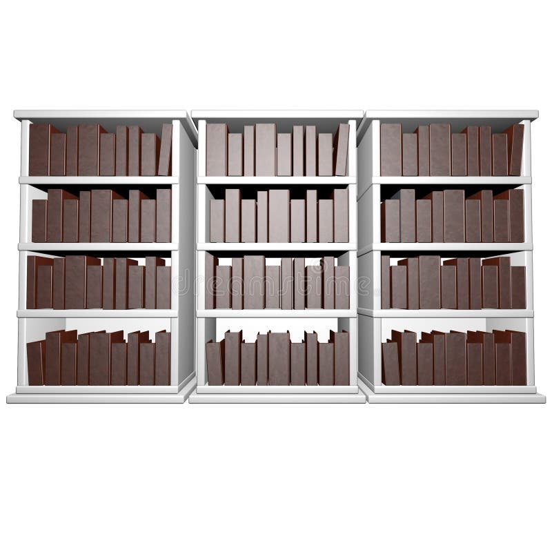 Library stock illustration. Illustration of library, shelf - 46731627