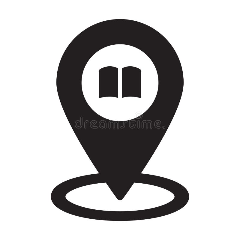 Library Location, Book, Library, Location Fully Editable Vector Icon ...