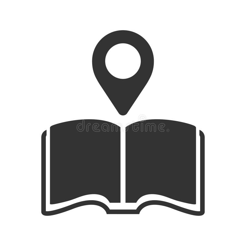 Library location icon stock vector. Illustration of location - 194484533