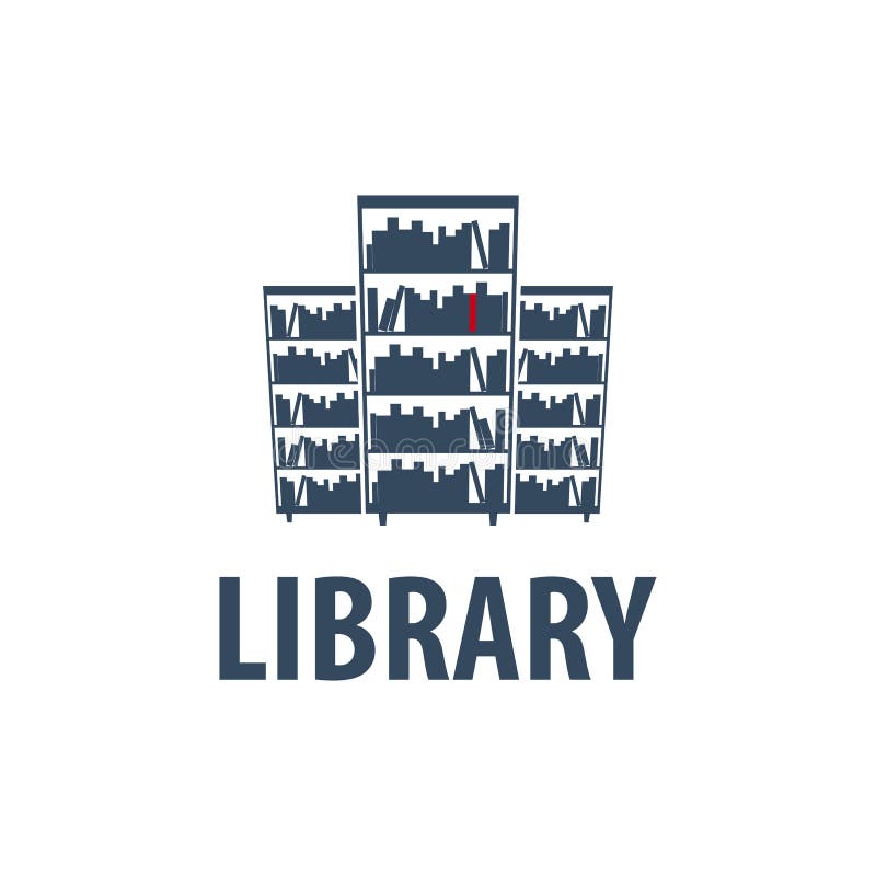 Library Logo. Education and Book Emblem. Vector Illustration. Stock ...