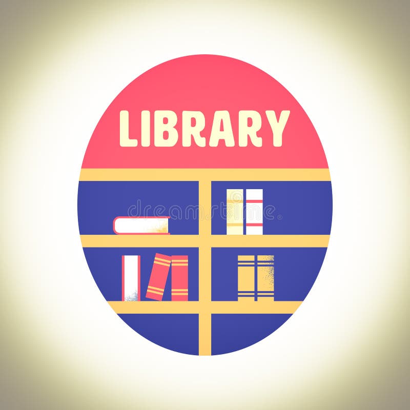 Library logo stock illustration. Illustration of learning - 250467517
