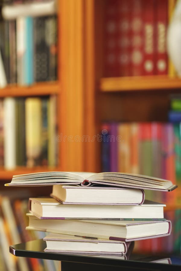 Lots of Old Books in a Library Stock Photo - Image of history, homework ...