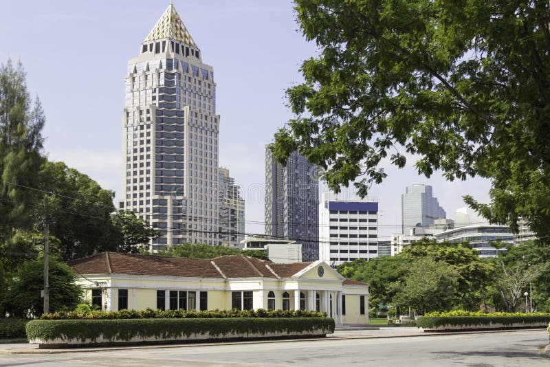 Library Lumphini Park stock image. Image of city, modern - 55754253