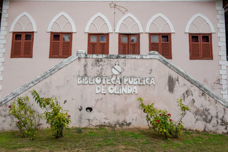 Library of Olinda in Brazil Editorial Image - Image of places, hege ...