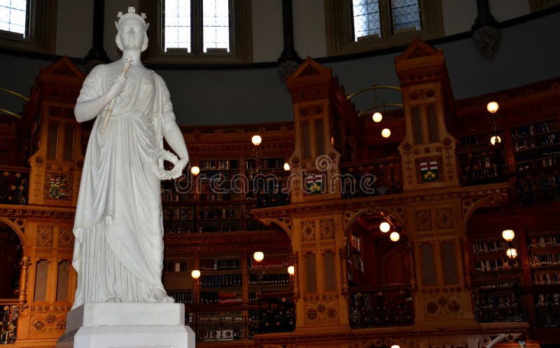 Library of Parliament in Ottawa - Ontario, Canada Editorial Stock Image ...