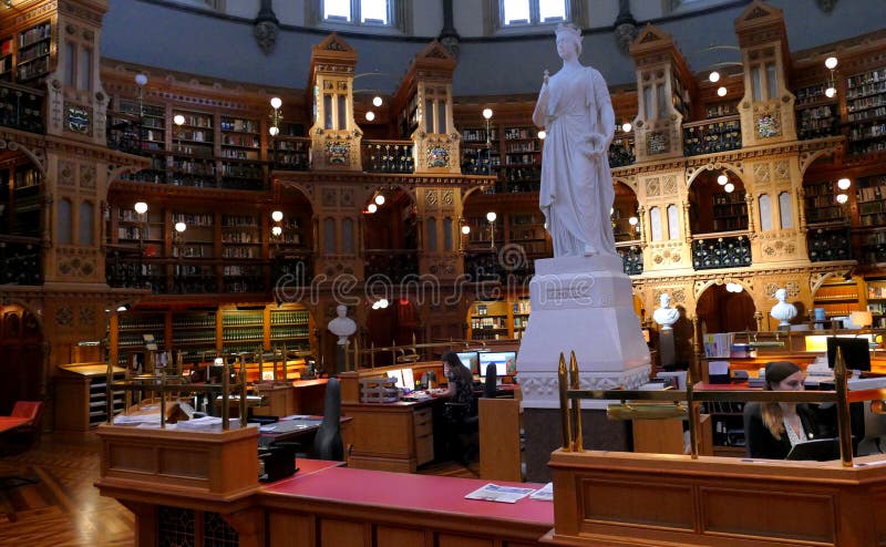 Library of Parliament in Ottawa - Ontario, Canada Editorial Stock Image ...