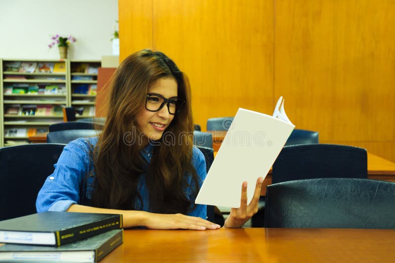 Library stock image. Image of teenager, adult, college - 52575253