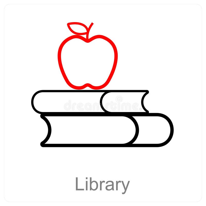 Library stock vector. Illustration of education, concept - 338444655