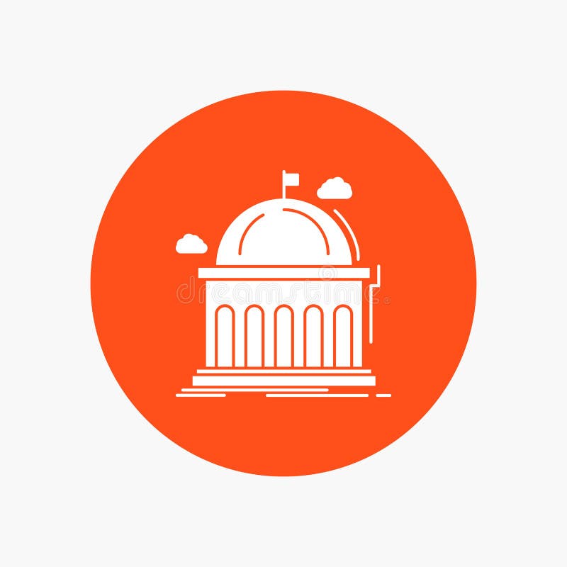 Library, School, Education, Learning, University White Glyph Icon in ...