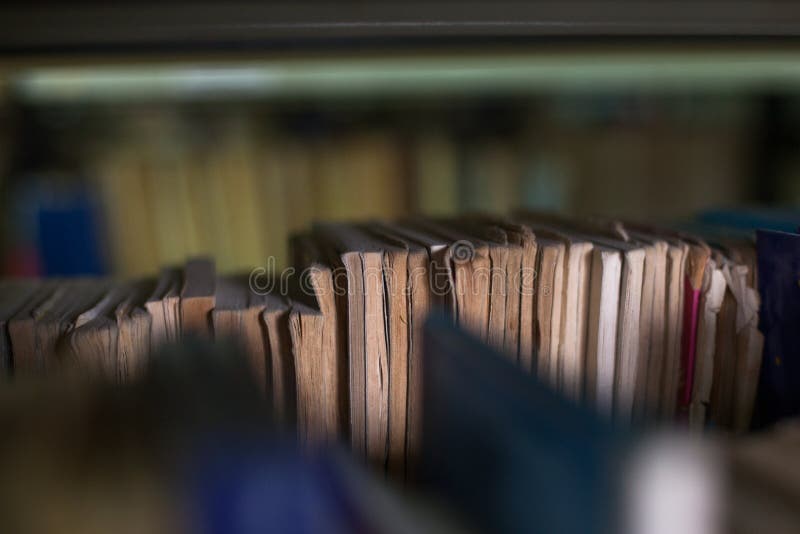 Library Shelf stock photo. Image of book, library, horizontal - 34864602