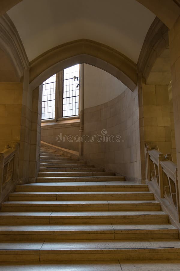 Library Stairs at the University Stock Photo - Image of library ...