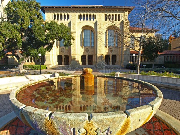 The Library of Stanford University Editorial Stock Image - Image of ...