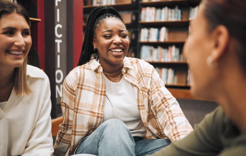 Library, Study and Diversity Students in Group Project, Education and Learning for Communication ...