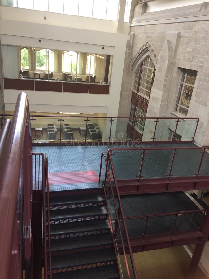 Library stock image. Image of library, daylighting, balcony - 82204175