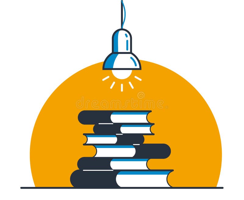 Library Theme Self-education Vector Concept Flat Illustration Isolated ...