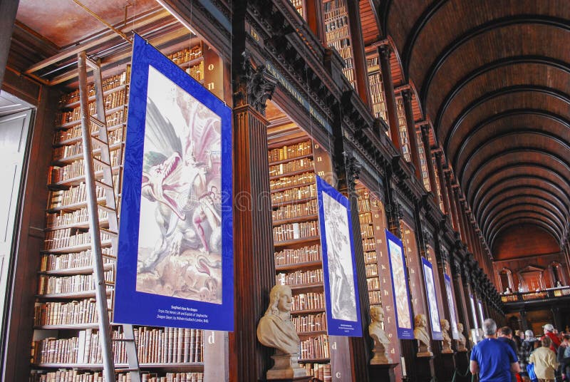 Trinity College Library,University of Dublin Editorial Image - Image of ...
