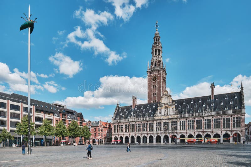 The Library of the University of Leuven Editorial Photography - Image ...