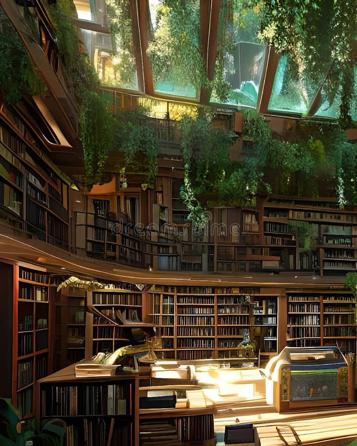 The Library of the Library of the University of London. Stock ...