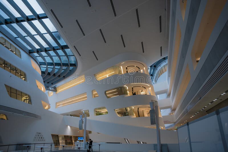 Library of the University of Sciences in Vienna Editorial Image - Image ...