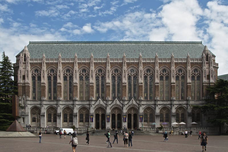 Library of University of Washington Editorial Photo - Image of learning ...