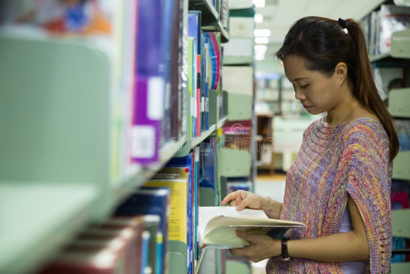 Library ,women student stock photo. Image of attractive - 65659170