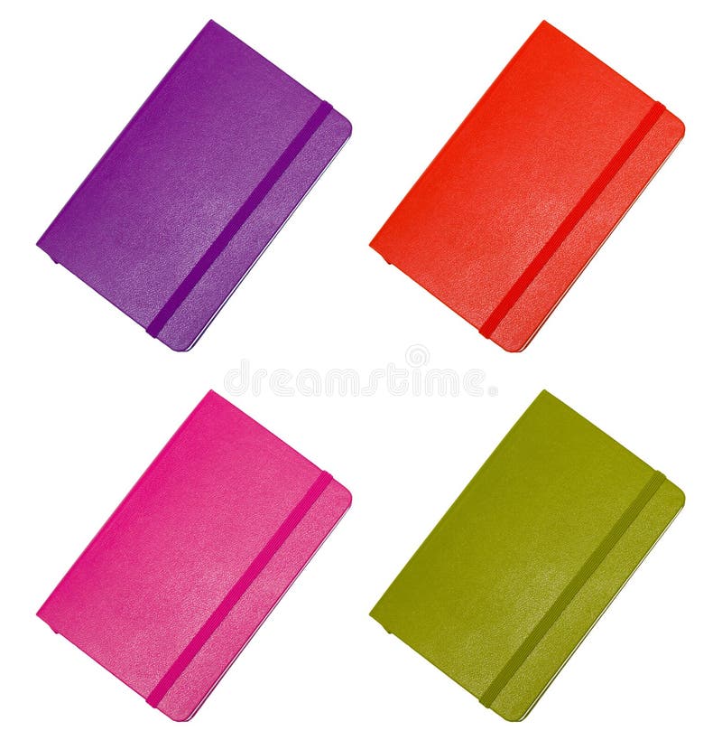 Libreta De Papel Cerrada Roja En Blanco Foto de archivo - Imagen de ...