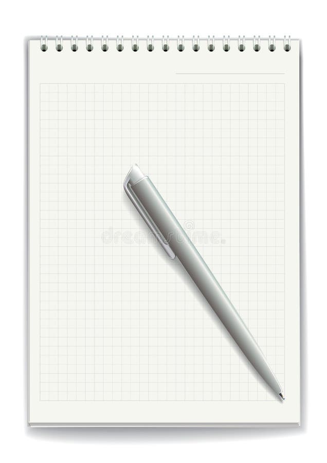 Libreta Ilustración Del Vector Ilustración del Vector - Ilustración de ...