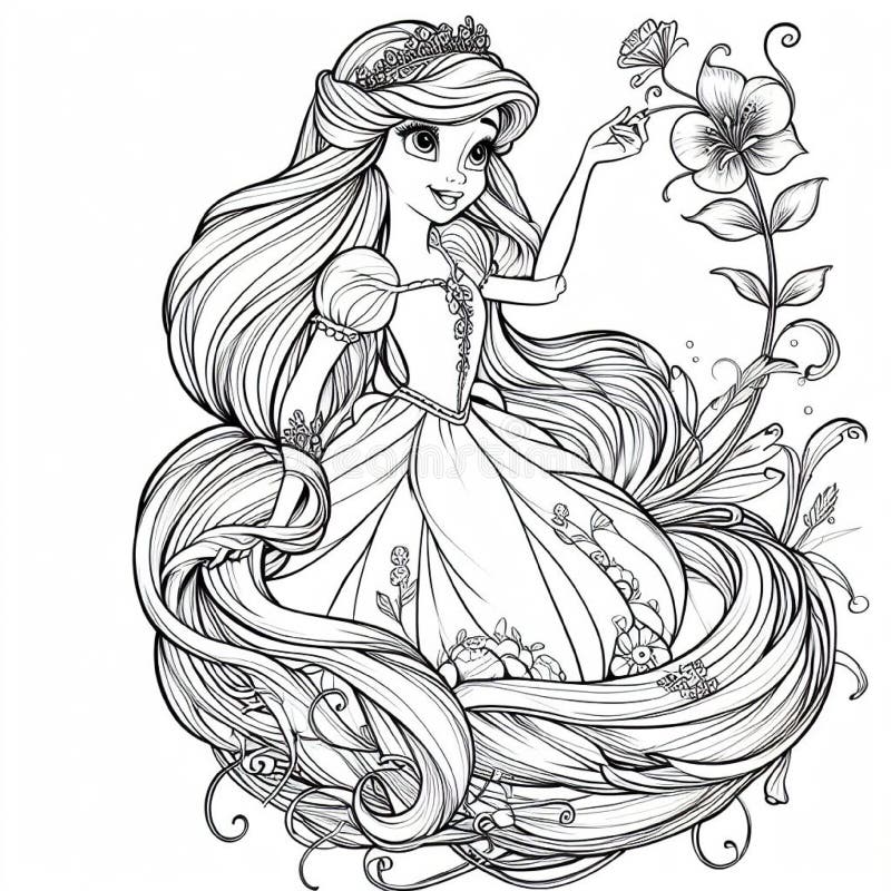 Libro Aislado De Raponce Colorido Foto de archivo - Imagen de aislado ...