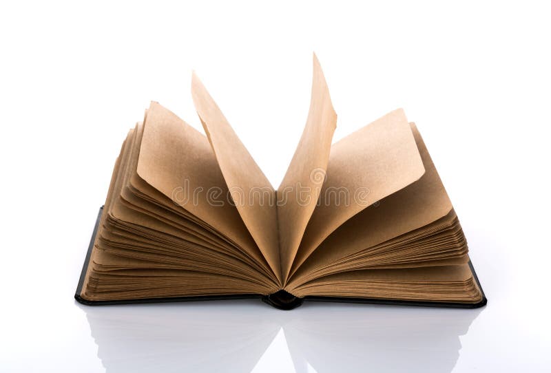 Libro Con Le Pagine Aperte Di Forma Immagine Stock - Immagine di cuore ...