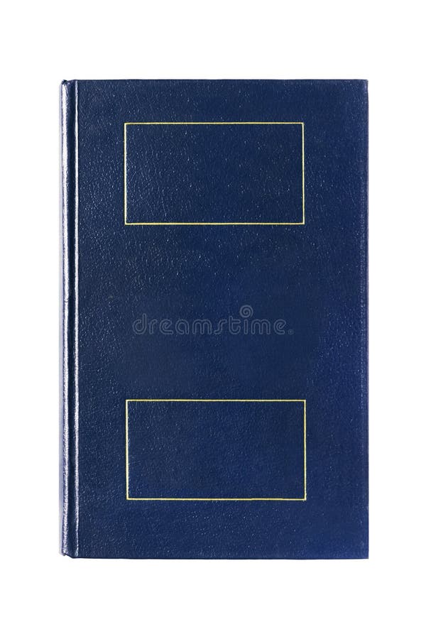 Libro azul aislado imagen de archivo. Imagen de autor - 134448061