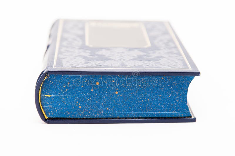 Libro azul aislado imagen de archivo. Imagen de cubierta - 84540785