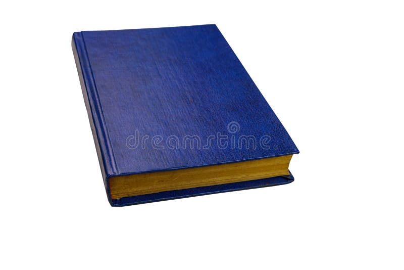 Libro Azul Aislado Sobre Fondo Blanco Foto de archivo - Imagen de libro ...