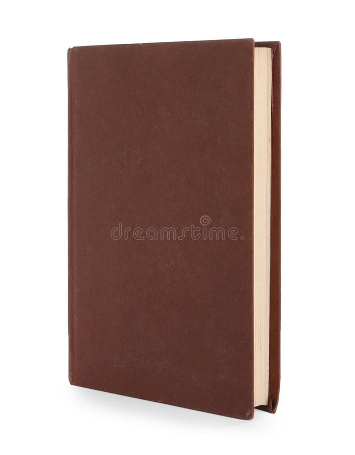 Libro Cerrado De Tapa Dura Aislado En Blanco Imagen de archivo - Imagen ...