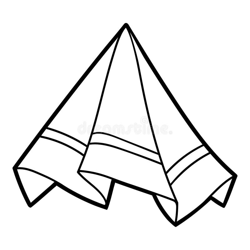 Vettore Di Icona Del Fazzoletto Per Bambini Illustrazione Del Simbolo ...