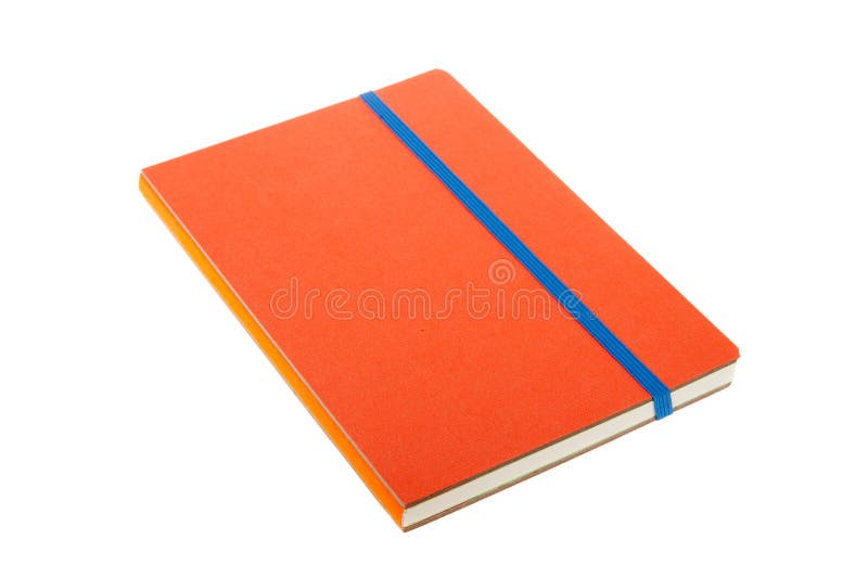 Libro De Notas De Color Naranja. Libro De Esbozo Foto de archivo ...