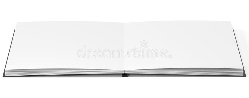 Libro en blanco stock de ilustración. Ilustración de cubierta - 55382981