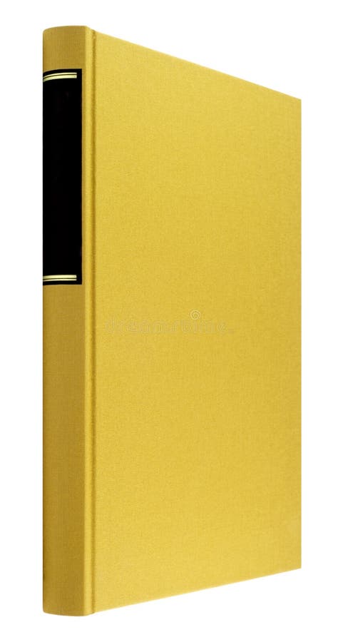 Libro Giallo Isolato Su Fondo Bianco Immagine Stock - Immagine di ...